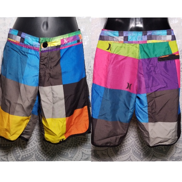 Hurley | Swim | Hurley Board Swim Colorblock Shorts | Poshmark